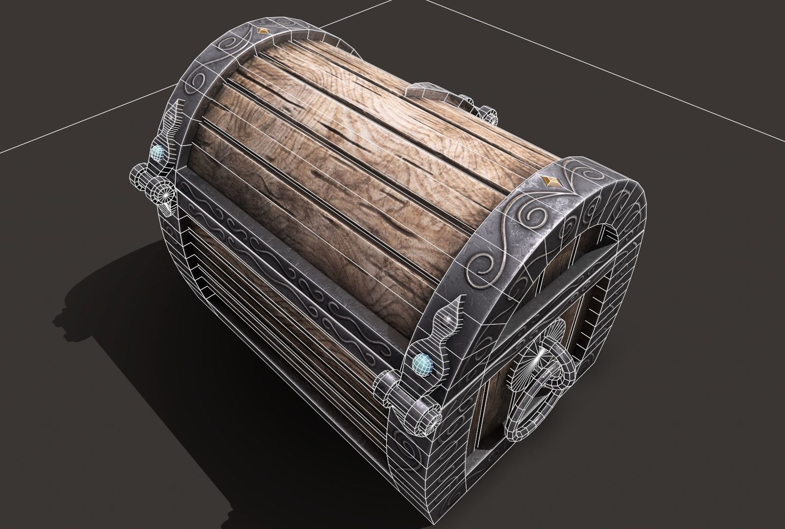 3D model magic chest VR / AR / low-poly | CGTrader