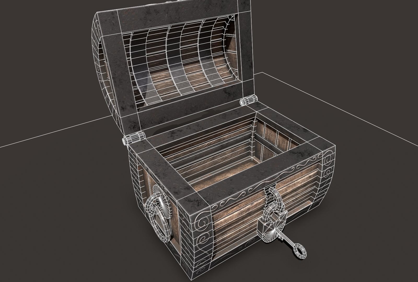 3D model magic chest VR / AR / low-poly | CGTrader