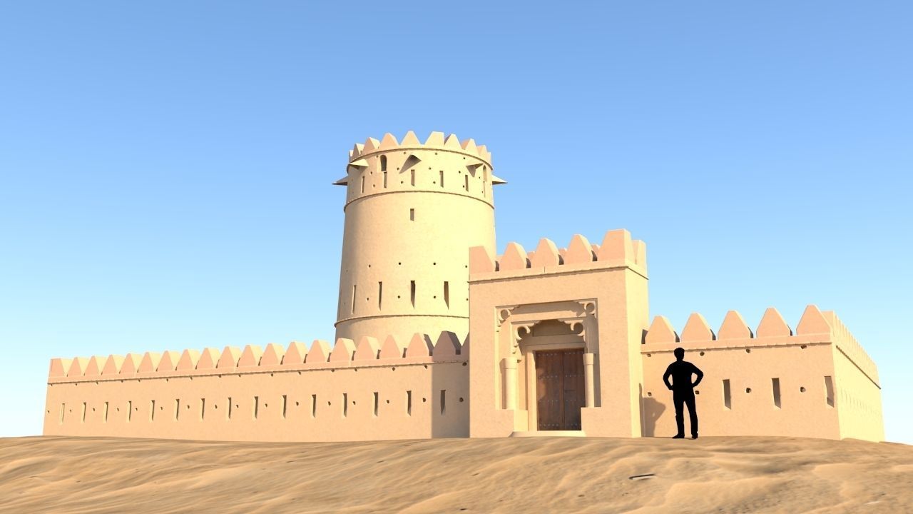 3D model Arab Fort VR / AR / low-poly | CGTrader