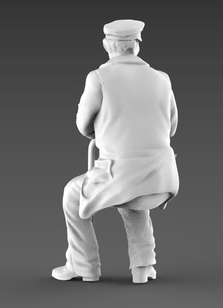 old man 3d model 3D model 3D printable | CGTrader