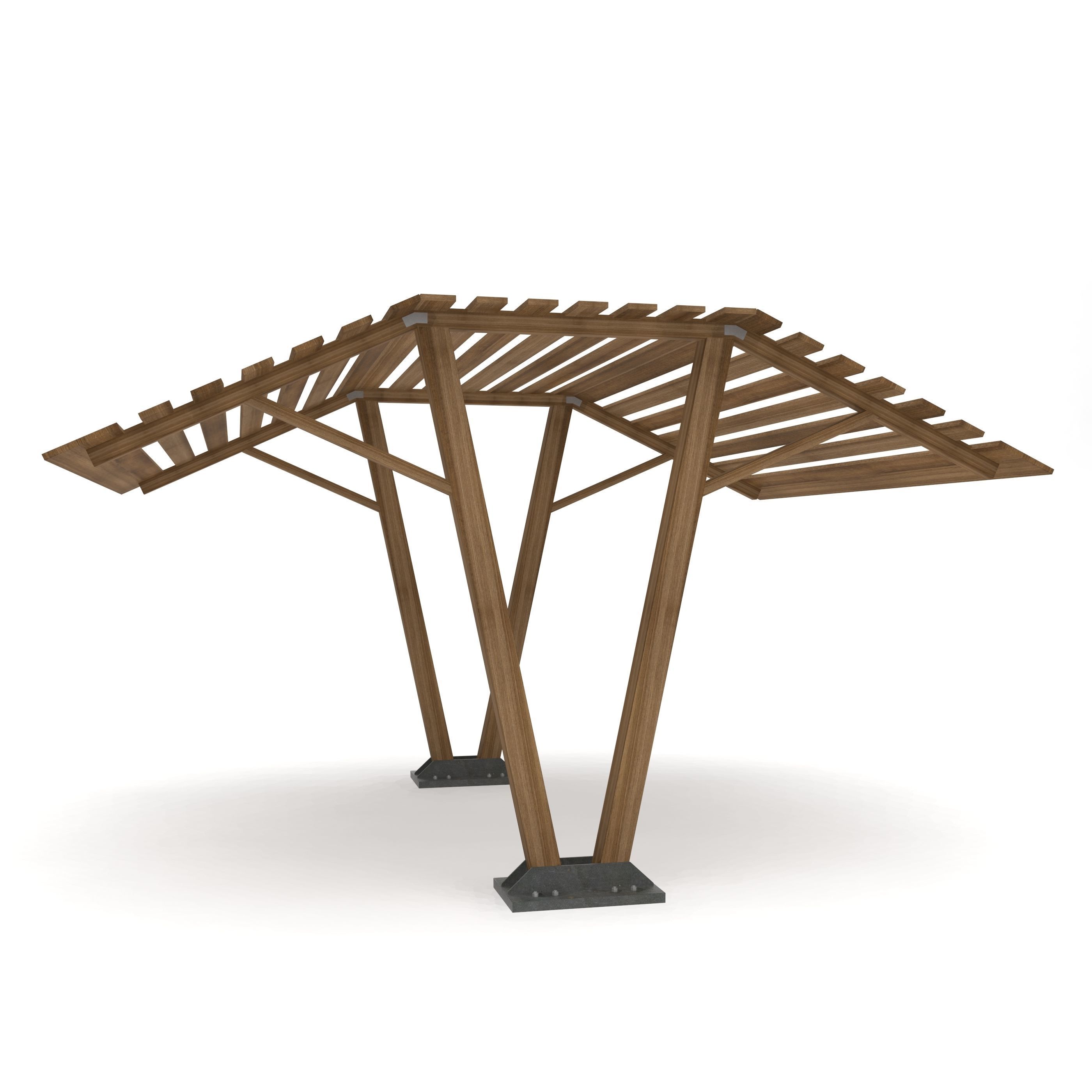 Wood Canopy 3D model | CGTrader