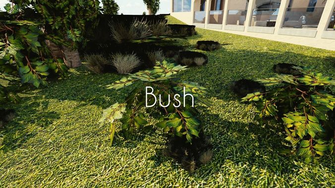 3D model Luxury Bush VR / AR / low-poly | CGTrader