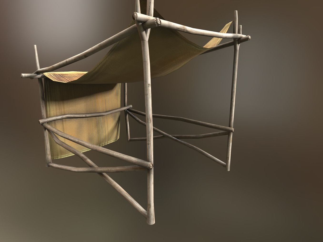 3D model MarketPlace Booths - Leather 3 VR / AR / low-poly | CGTrader