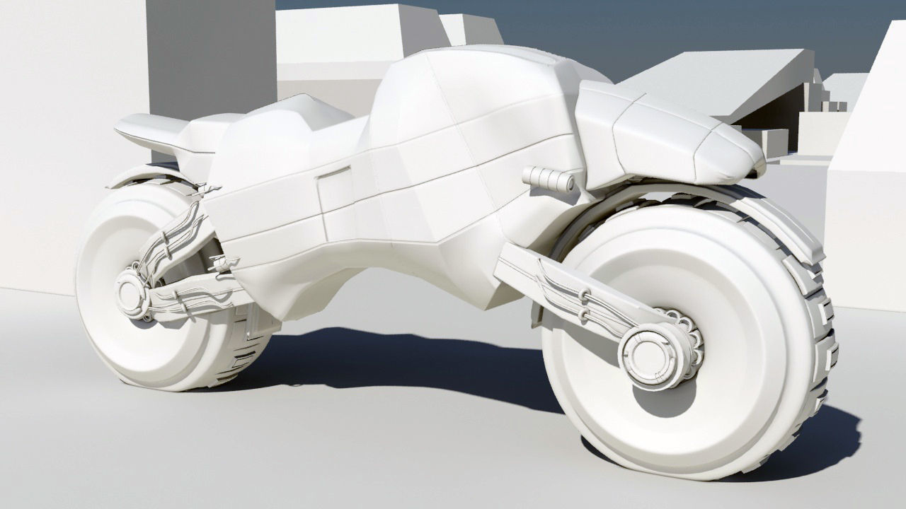 Panther X Scifi 3D Concept Bike 3D model | CGTrader