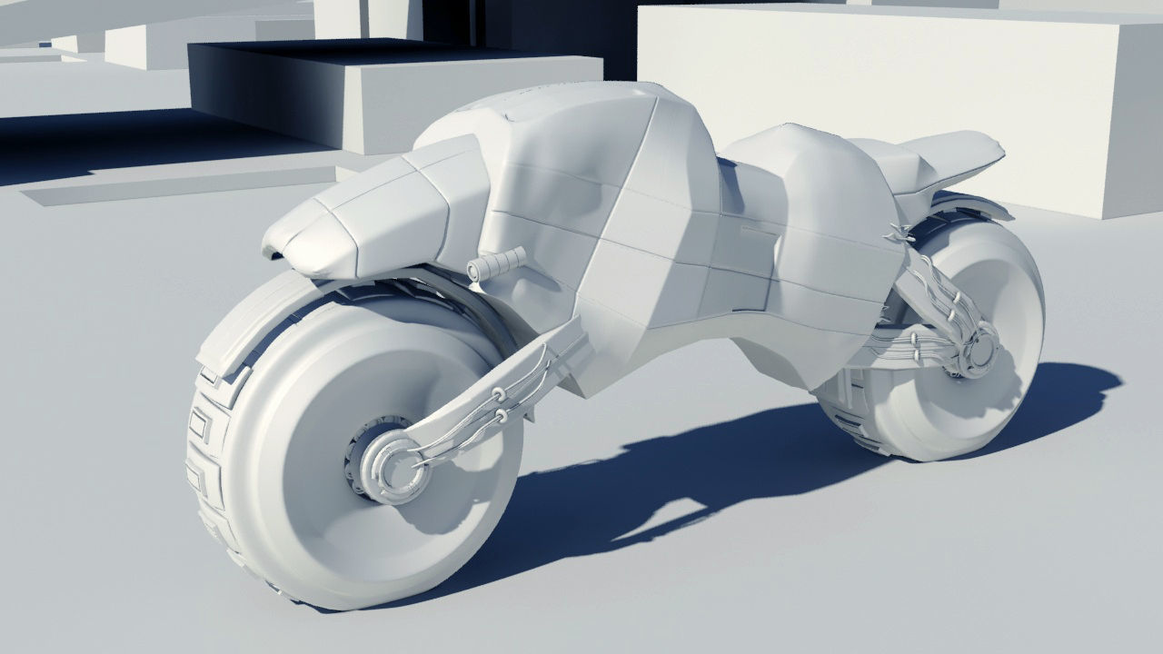 Panther X Scifi 3D Concept Bike 3D model | CGTrader