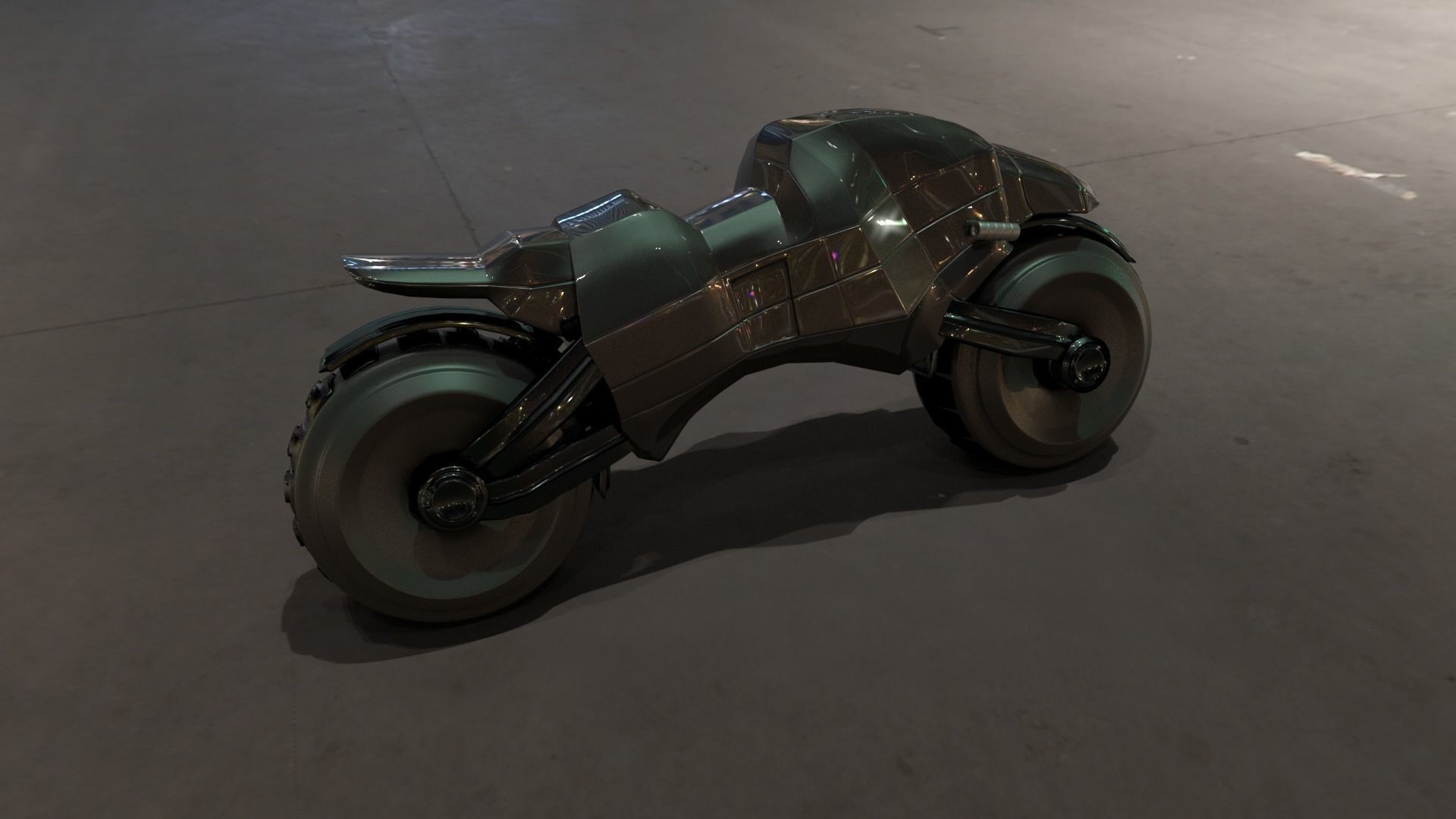 Panther X Scifi 3D Concept Bike 3D model | CGTrader