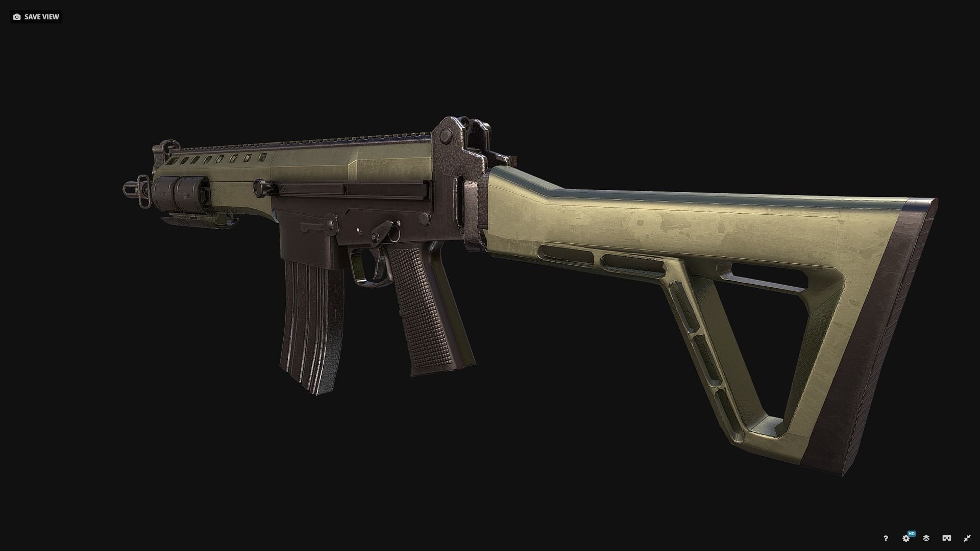 Brazillian - IA2 Rifle free VR / AR / low-poly 3D model | CGTrader