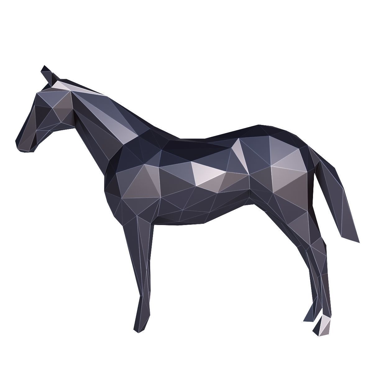 3D model Horse Low Poly v3 | CGTrader