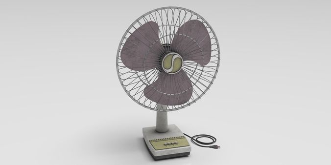 3D model Table Fan VR / AR / low-poly rigged | CGTrader