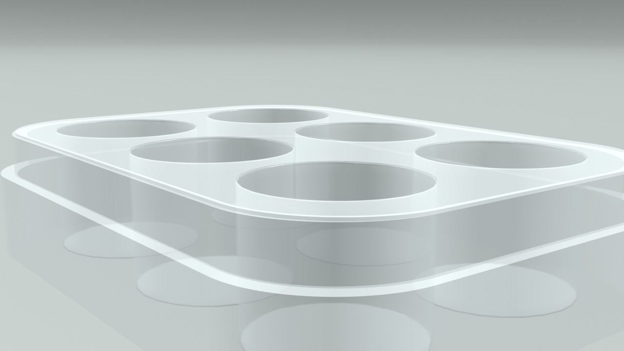 6 Wells Plate 3D model | CGTrader