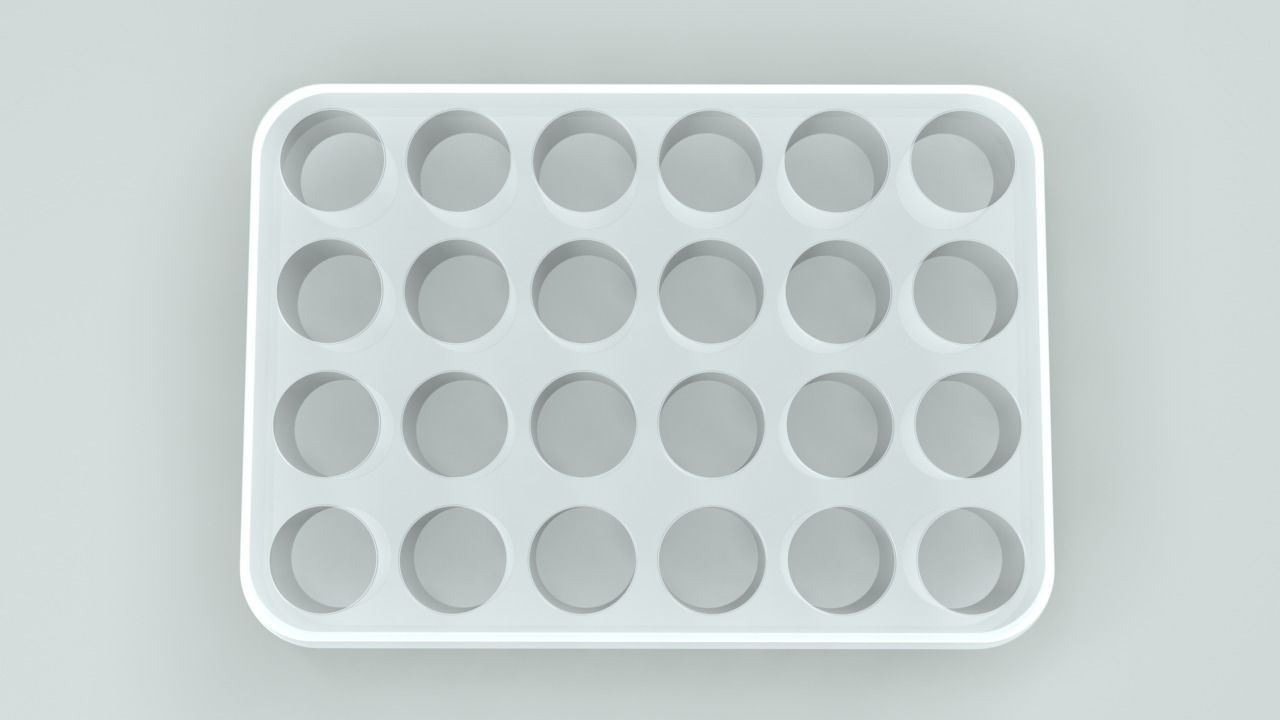 24 Wells Plate 3D model | CGTrader