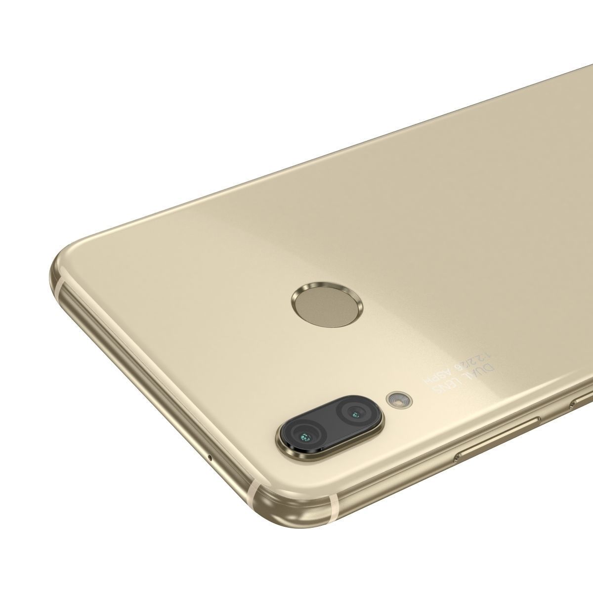 Huawei P20 Lite Gold 3D model | CGTrader