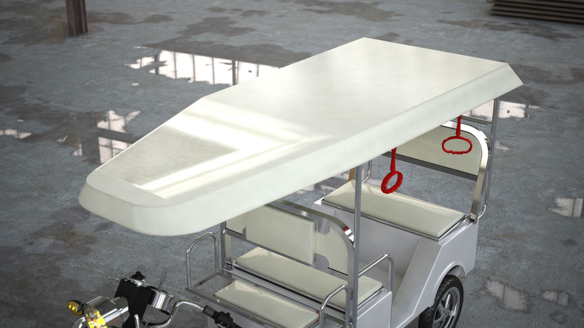 Electronic Rickshaw - High Poly 3D model | CGTrader