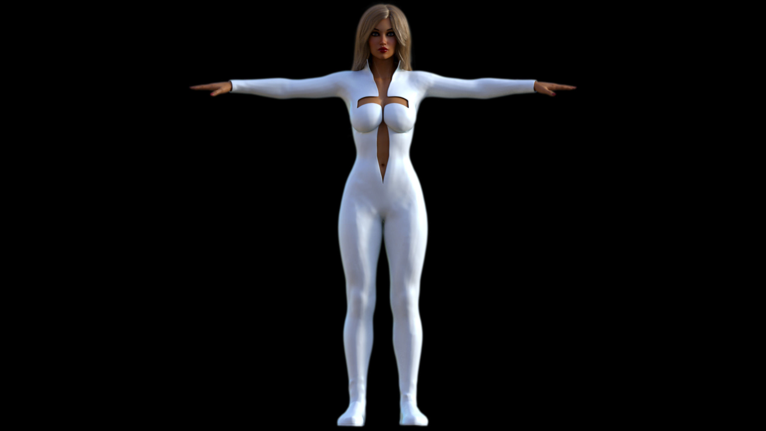 Dagger - Marvel Comics 3D model animated rigged | CGTrader