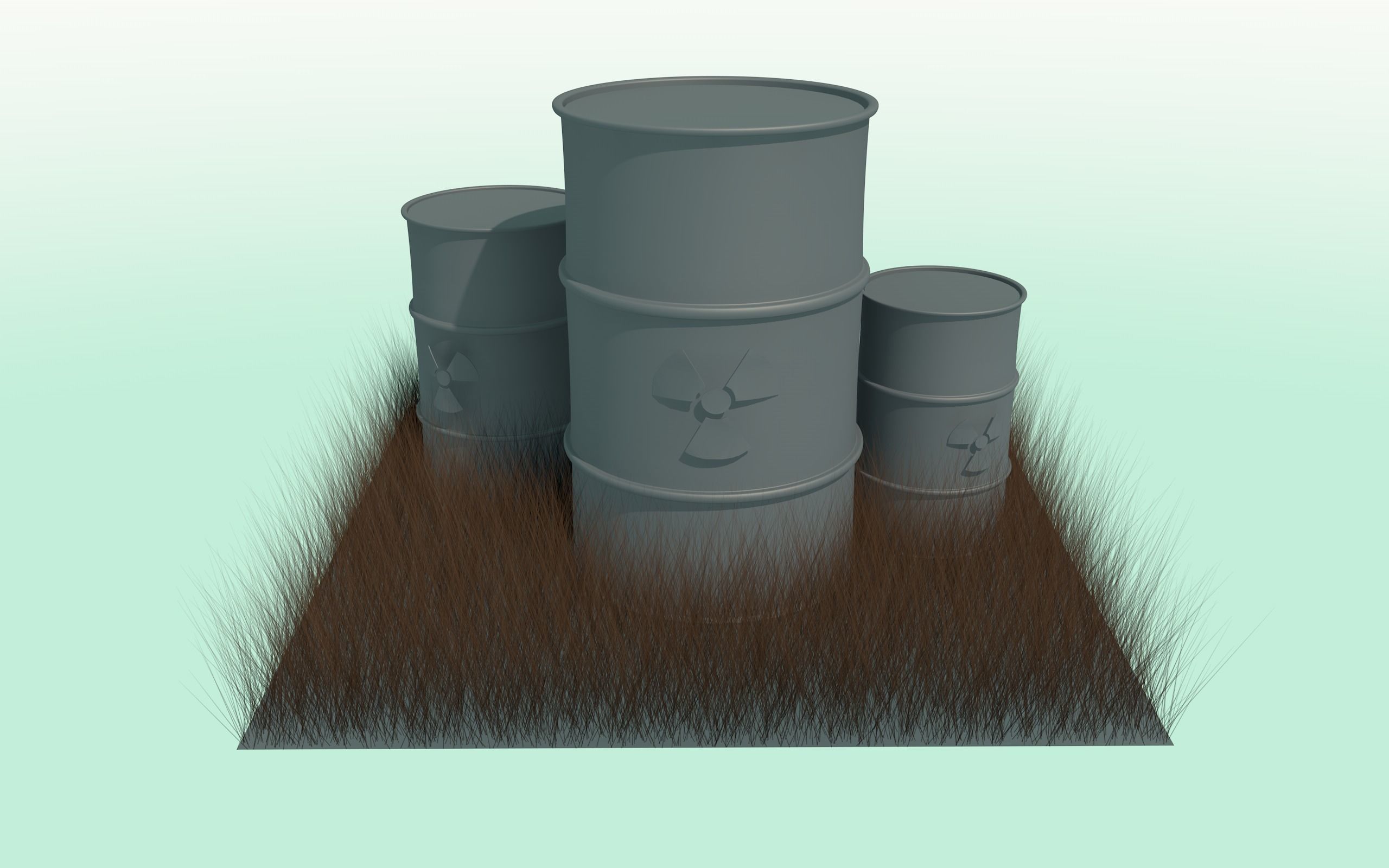 Radiation Barrel free 3D model | CGTrader