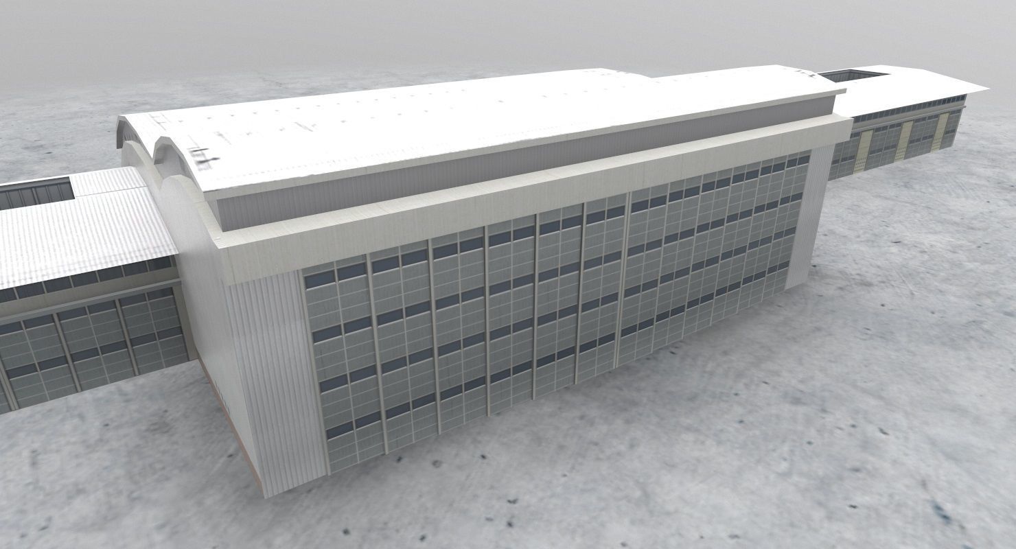 3D model LIMC Hangar1 VR / AR / low-poly | CGTrader