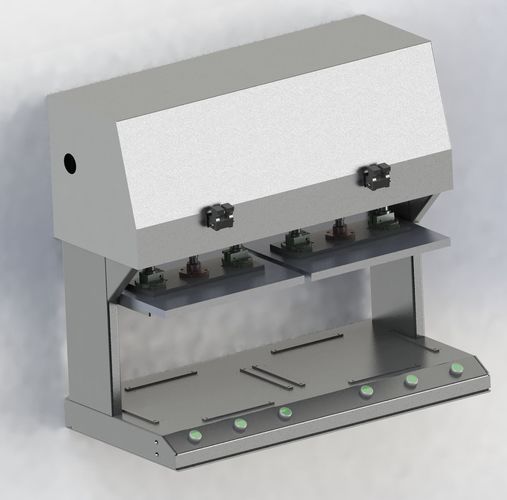 Double stations pressing machine 3D model | CGTrader