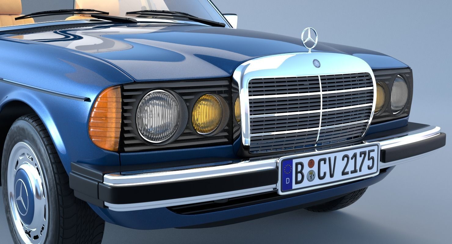 Mercedes-Benz W123 E-Class 3D model | CGTrader
