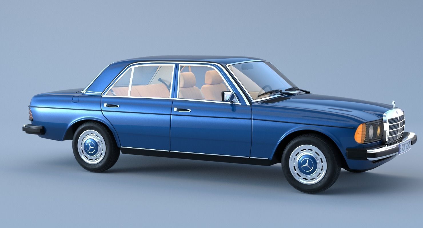 Mercedes-Benz W123 E-Class 3D model | CGTrader