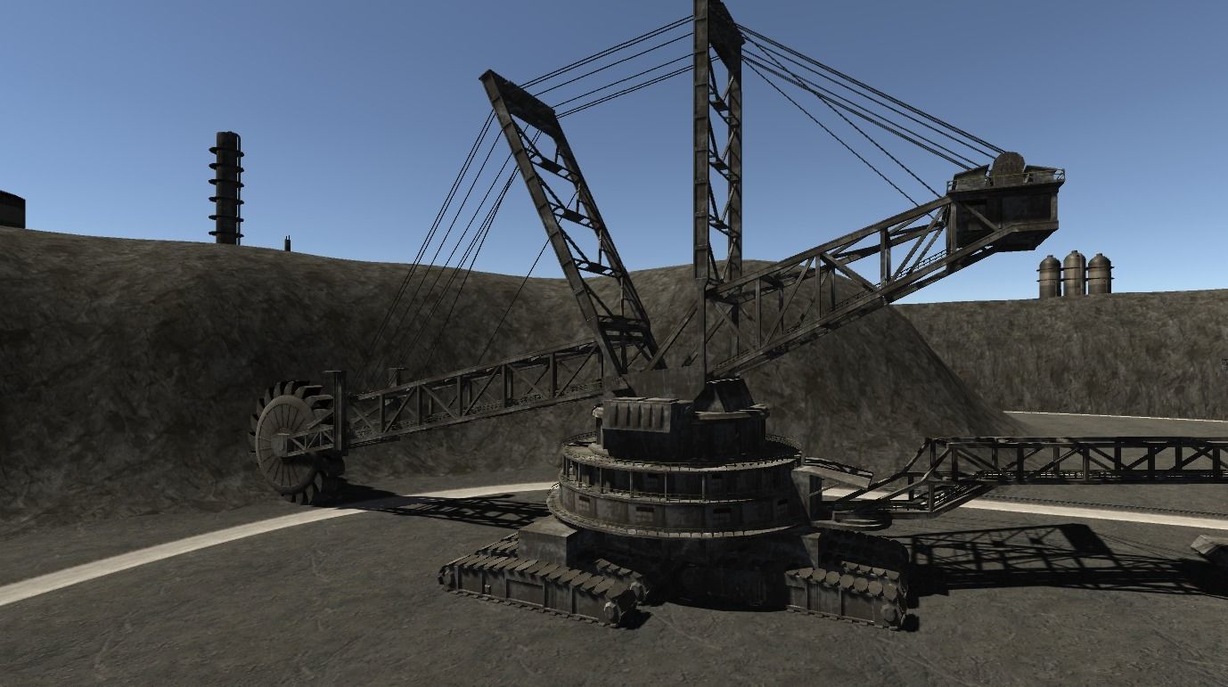 3D model Coal Mining Scene VR / AR / low-poly | CGTrader