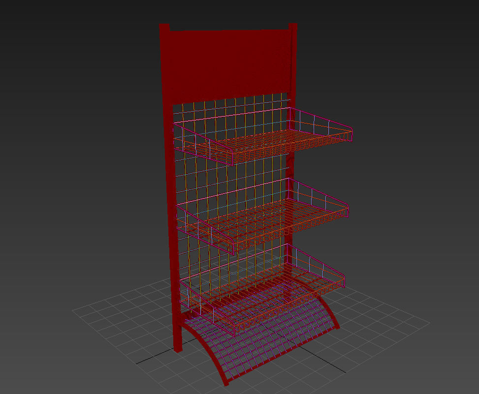 Promotional display racks 3D model | CGTrader
