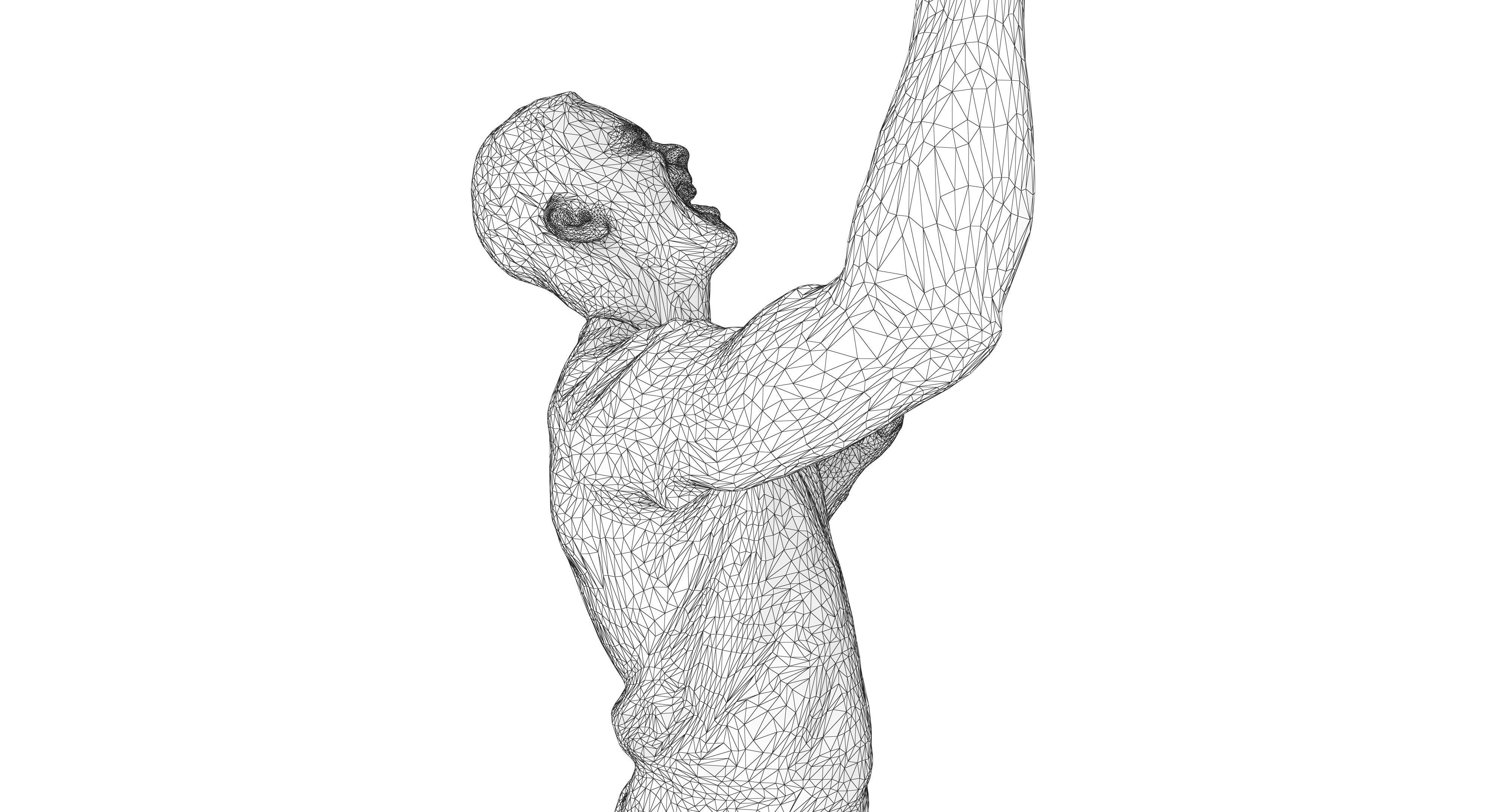 Young Fan Man 3D model | CGTrader