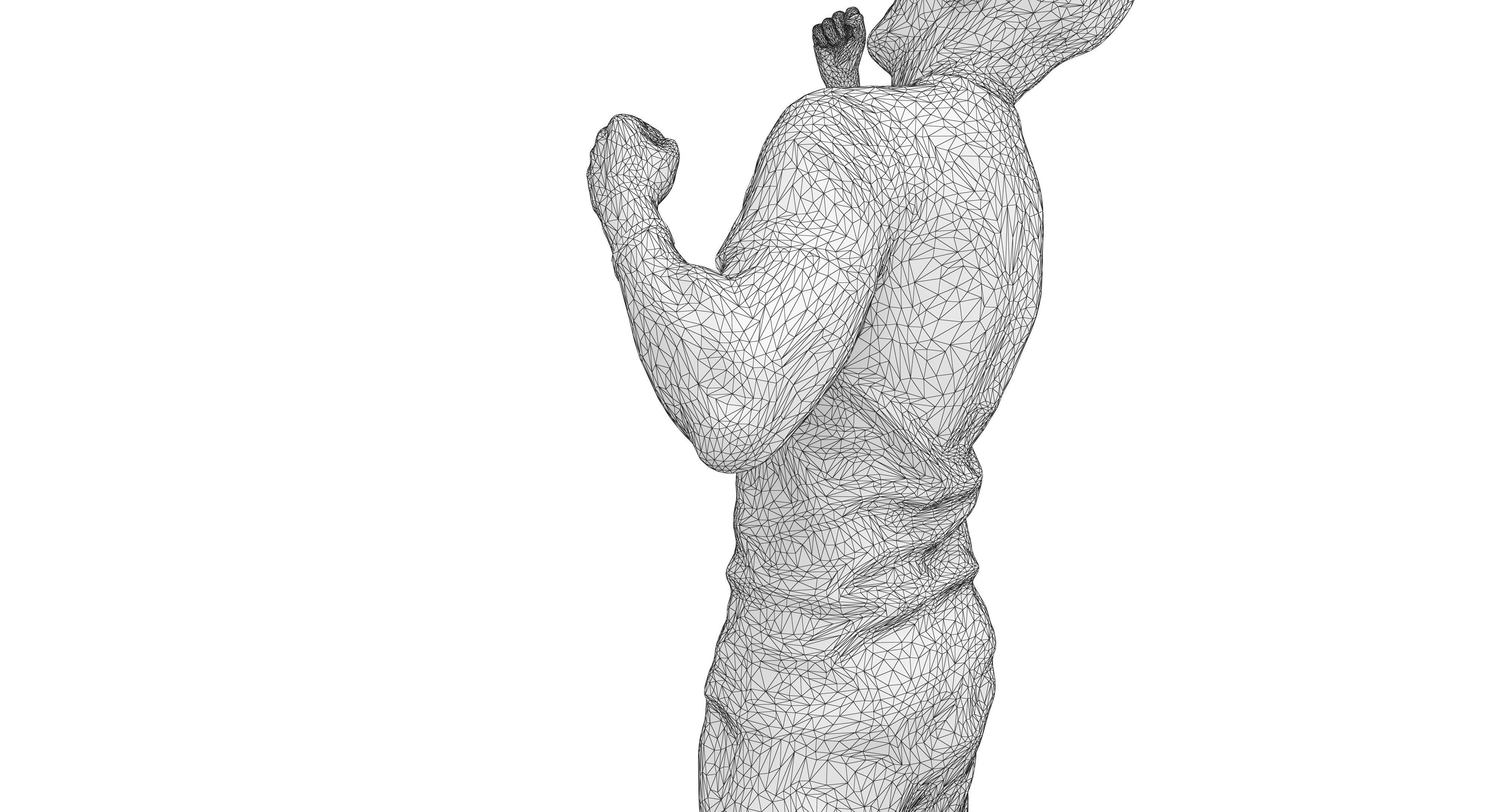 Young Fan Man 3D model | CGTrader