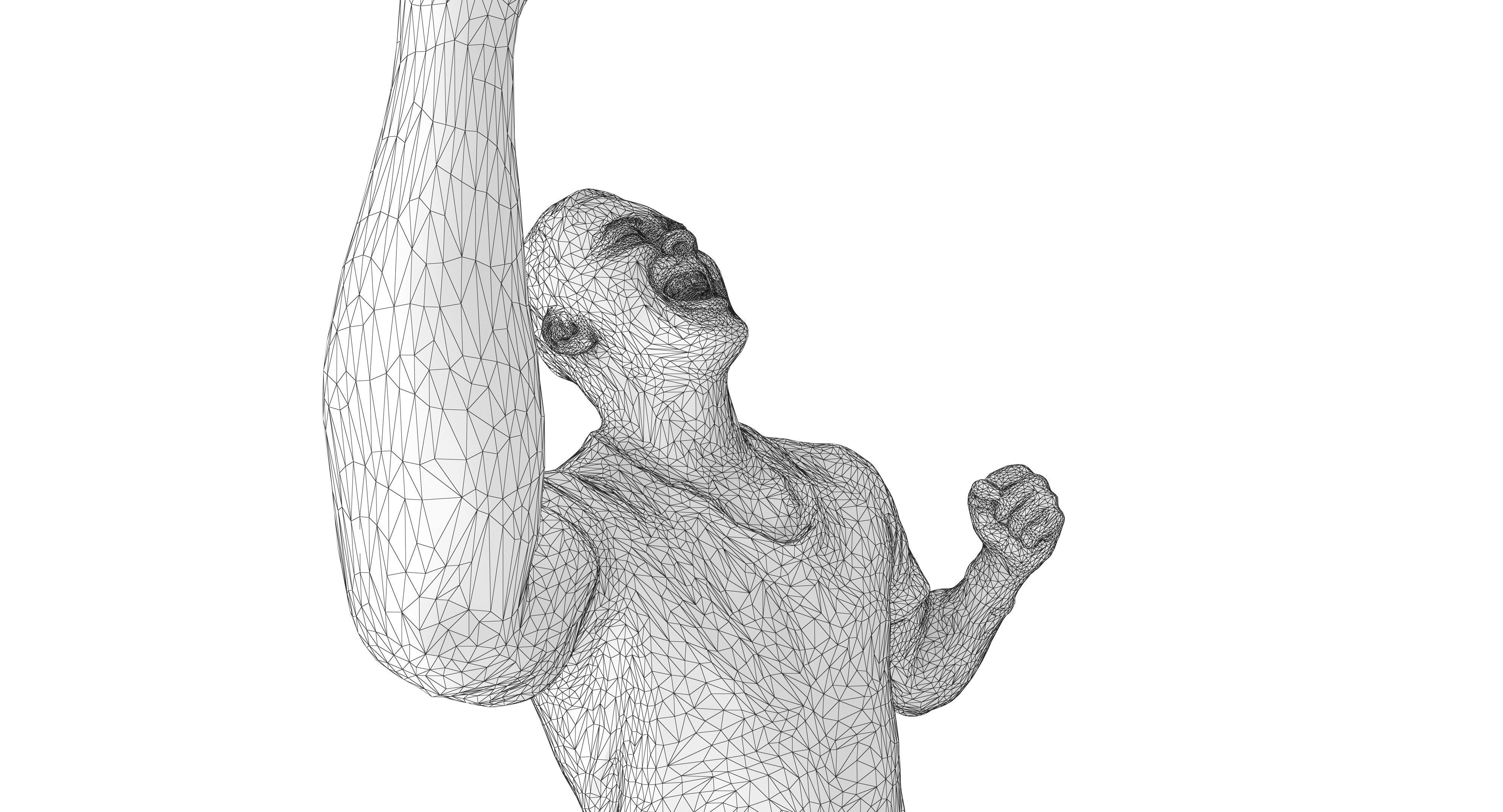 Young Fan Man 3D model | CGTrader