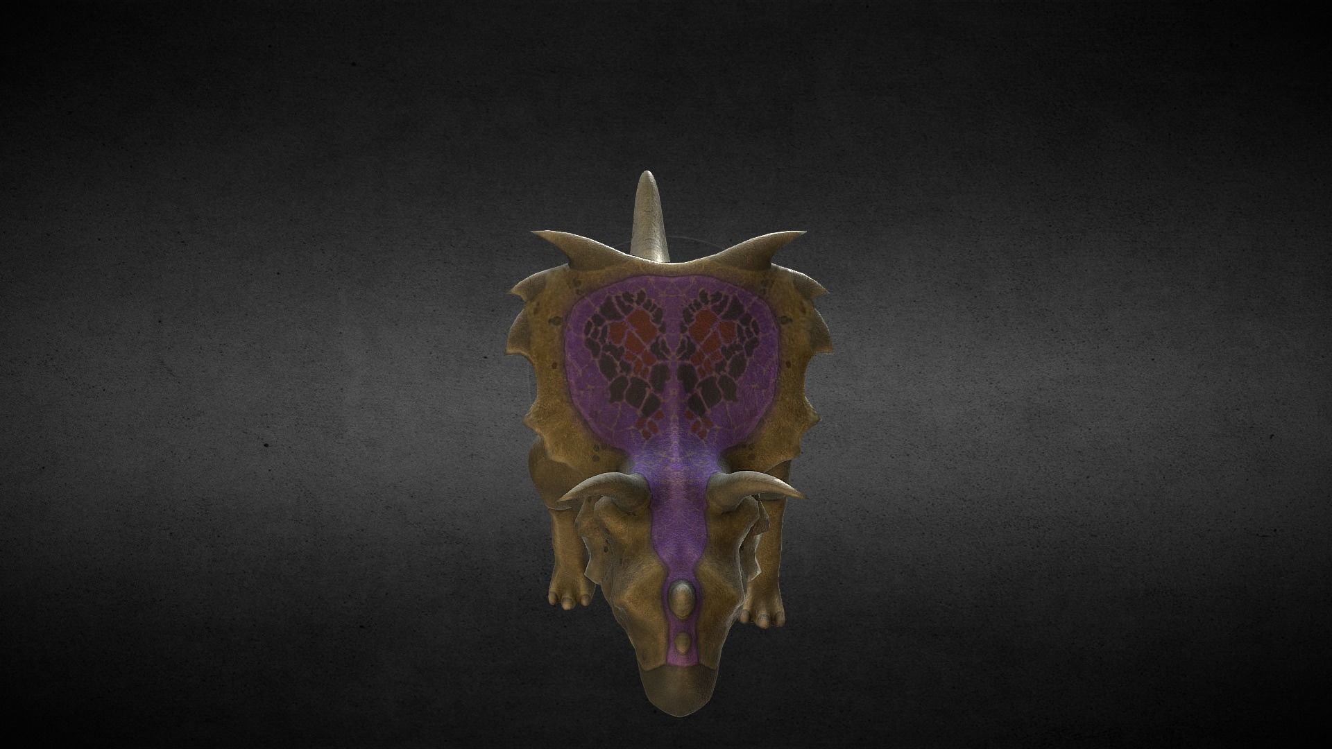 3D model Medusaceratops Jurassic Dinosaur VR / AR / low-poly | CGTrader