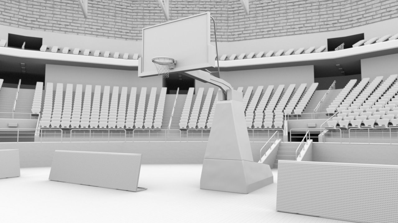 Basketball stadium 3D model | CGTrader