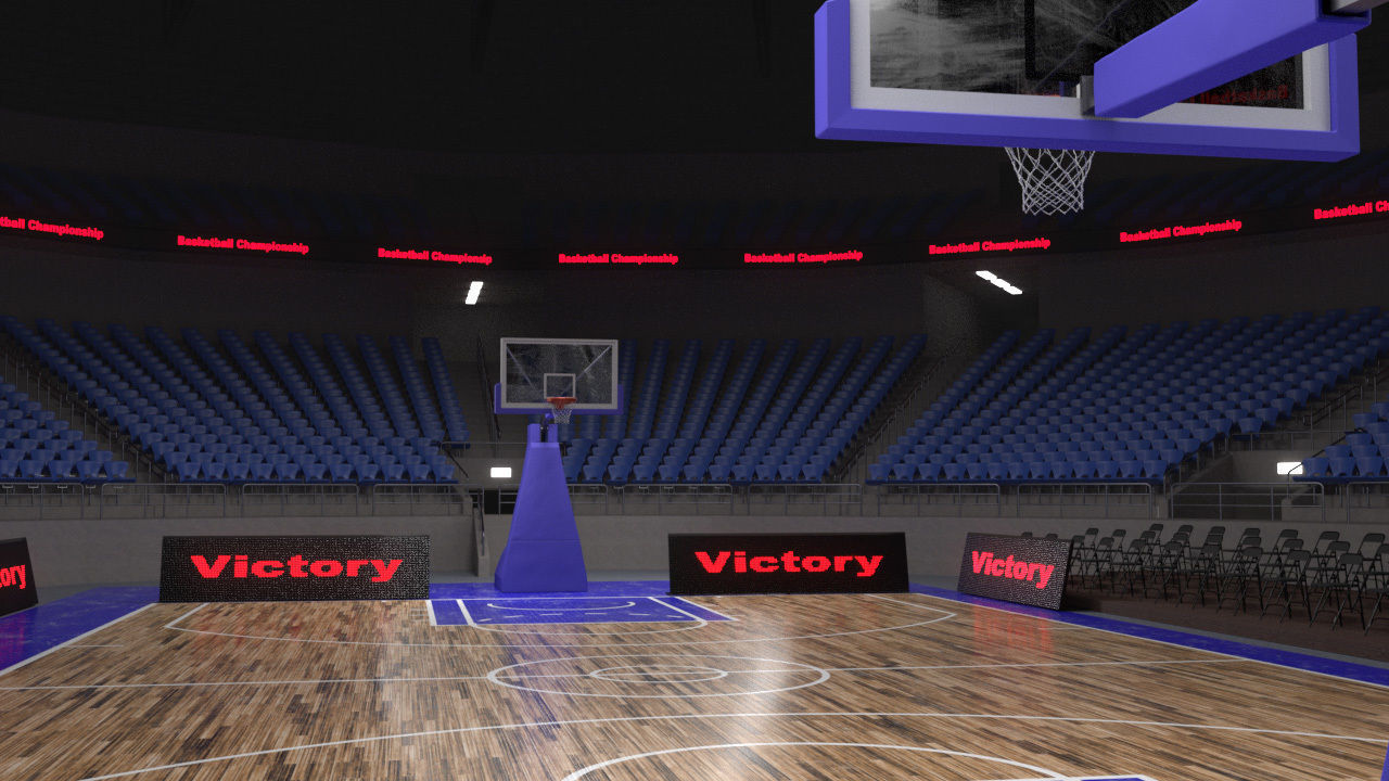 Basketball stadium 3D model | CGTrader