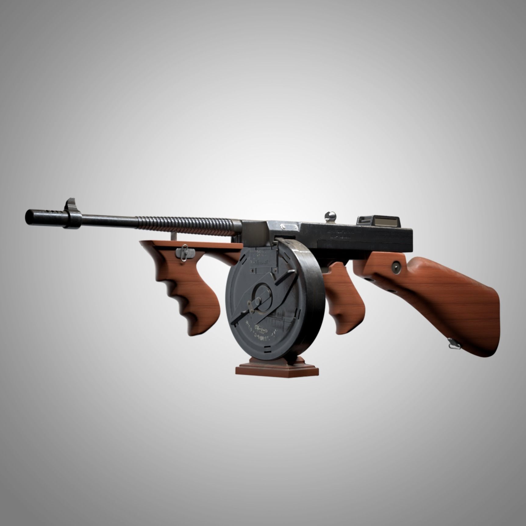 Tommy Gun 3D model | CGTrader