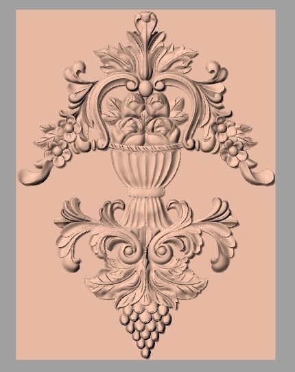 Artcam 3d Relief Stl Models For Cnc Woodworking E112 3d Model Cgtrader