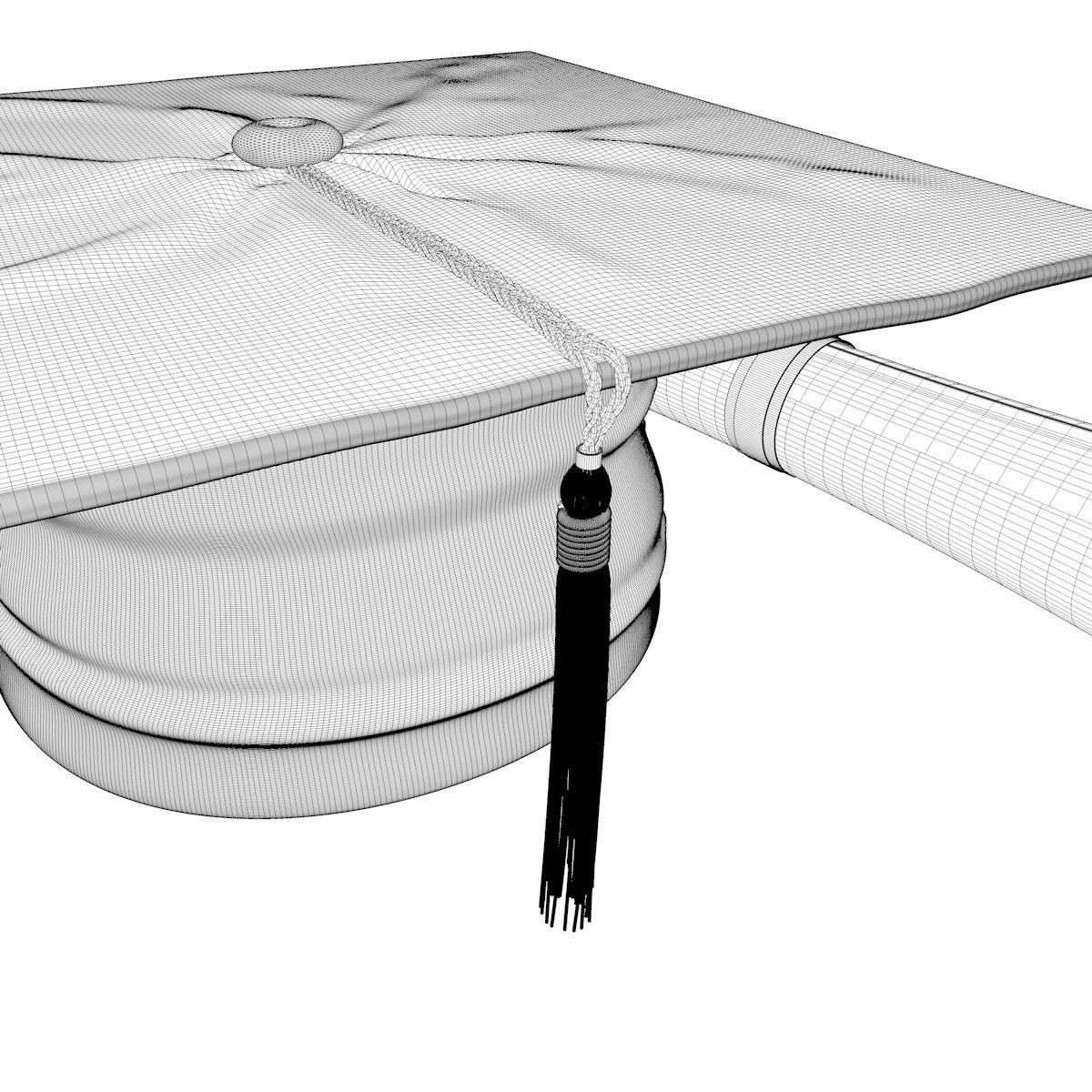 Graduation Cap 3D model | CGTrader