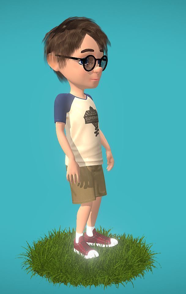 GENIUS BOY 3D model animated rigged | CGTrader