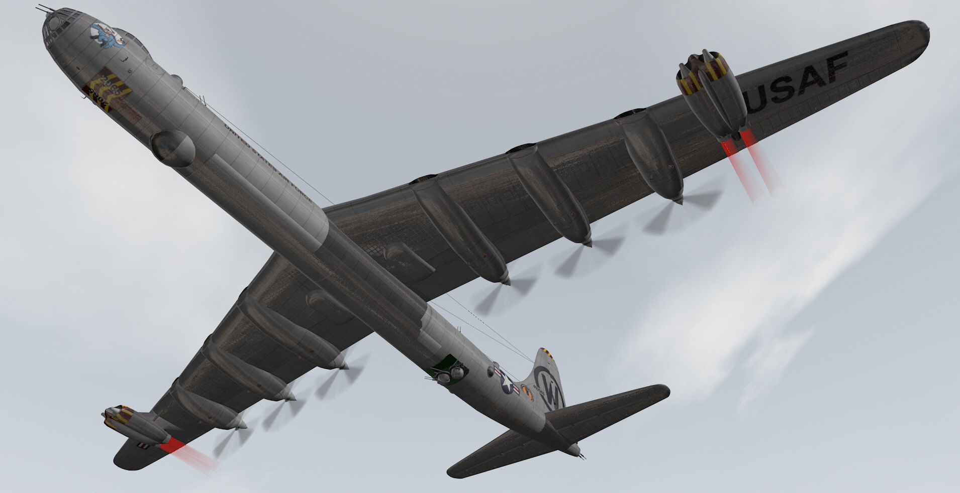 Convair B-36H Peacemaker 3D model | CGTrader