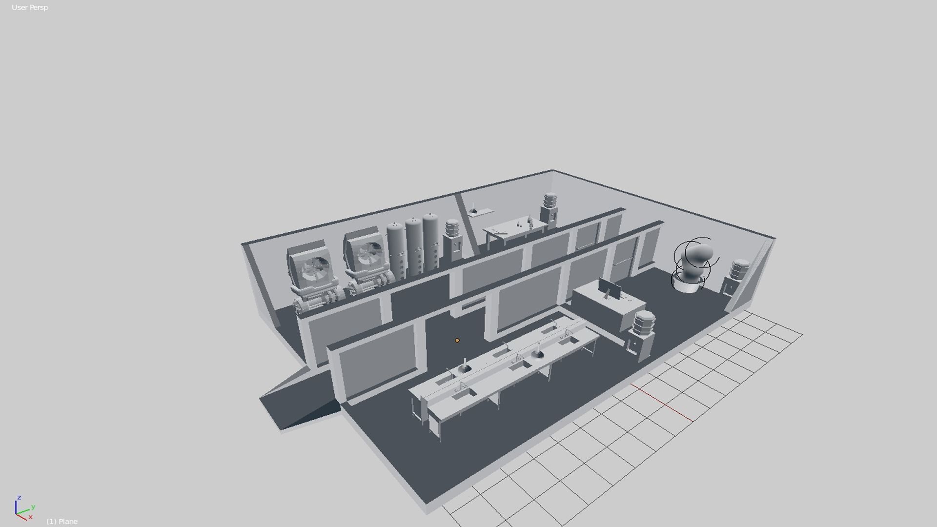 3D model Isometric Low Poly Laboratory VR / AR / low-poly | CGTrader