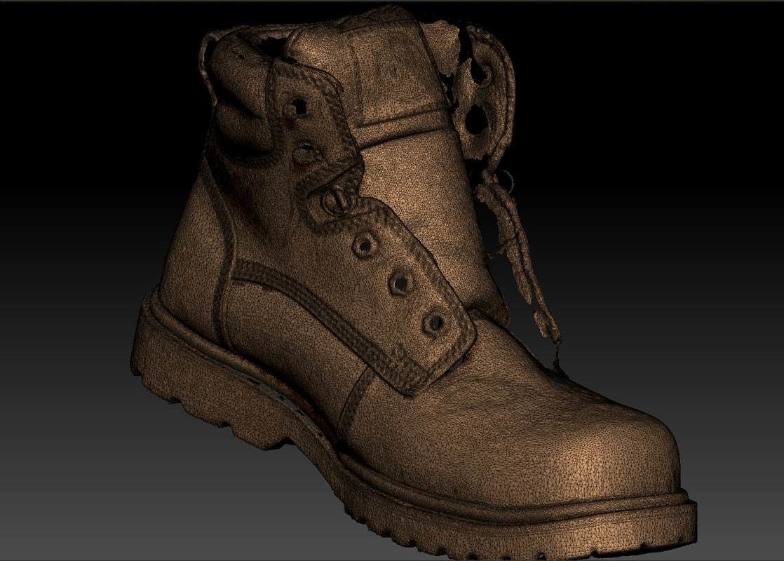 Brahma Construction Boot 3D Scan 3D model | CGTrader