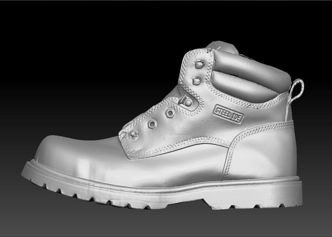 Brahma Construction Boot 3D Scan 3D model | CGTrader