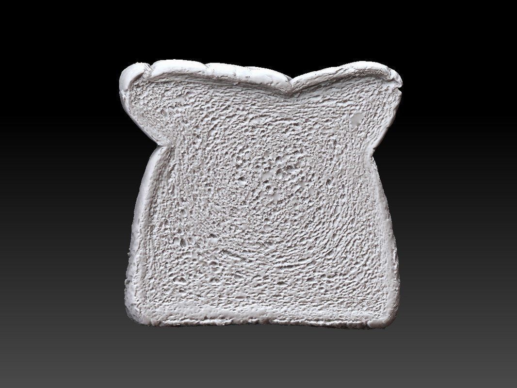 Bread Slice 3D Scan 3D model | CGTrader