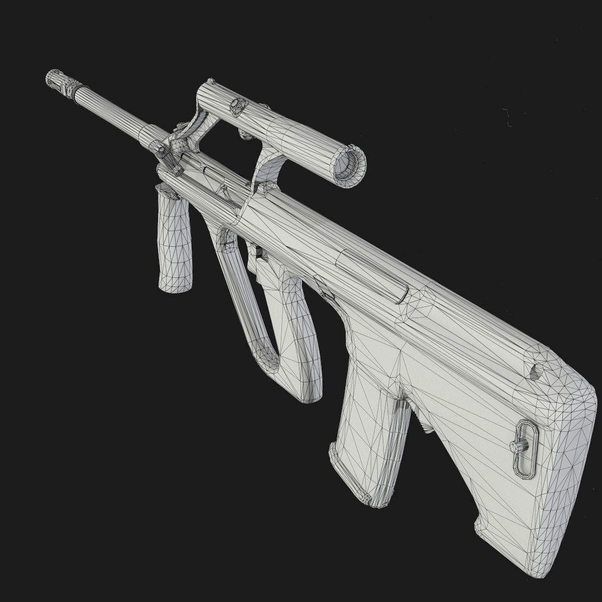 3D model AUG A1 Assault Rifle VR / AR / low-poly | CGTrader