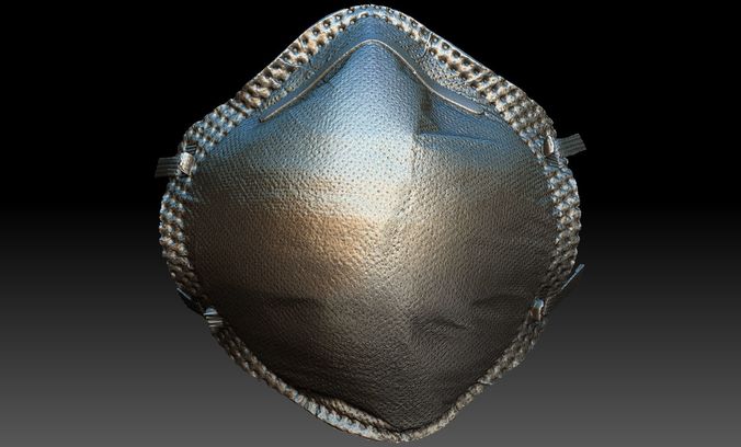 Construction Particulate Dust Mask 3D model | CGTrader