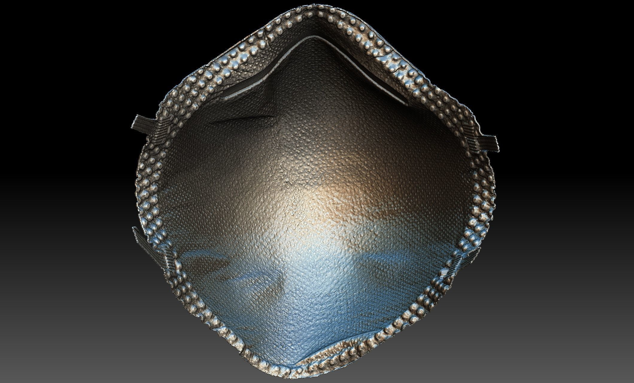 Construction Particulate Dust Mask 3D model | CGTrader