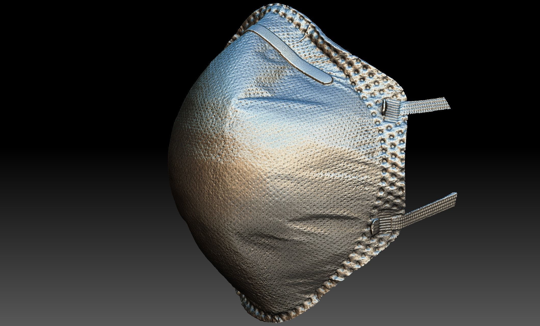 Construction Particulate Dust Mask 3D model | CGTrader
