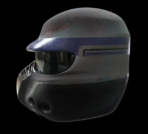 Science Fiction Helmet 3D model | CGTrader