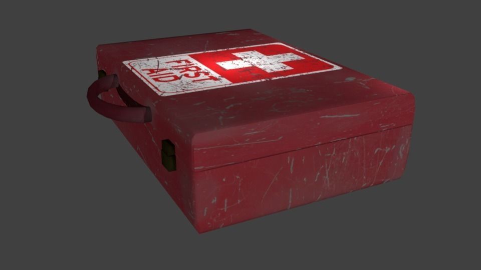 Worn medkit 3D model | CGTrader