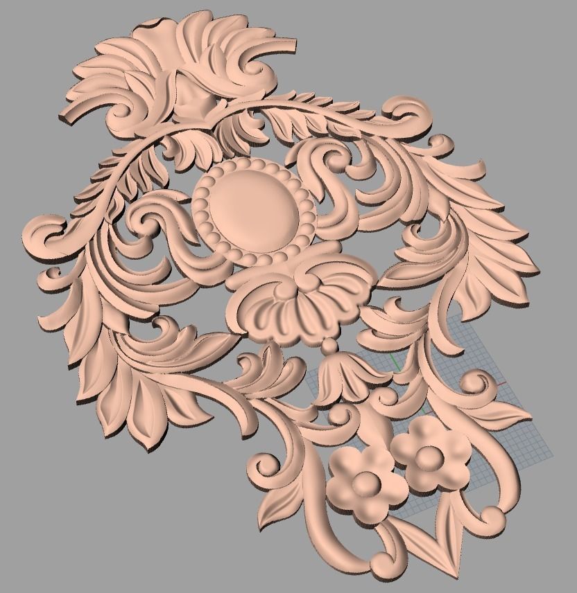 European furniture 3D relief models for CNC wood engraving E247 3D ...