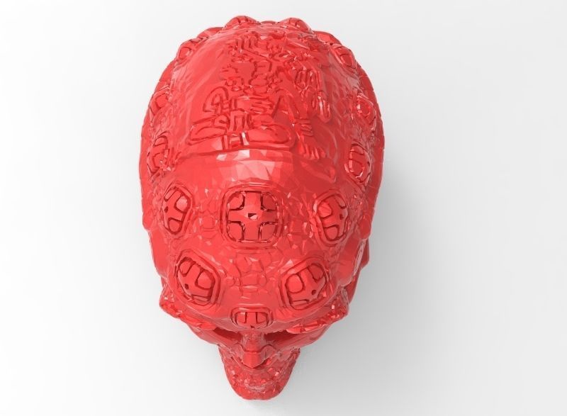 Mayan Skull 3D model 3D printable | CGTrader