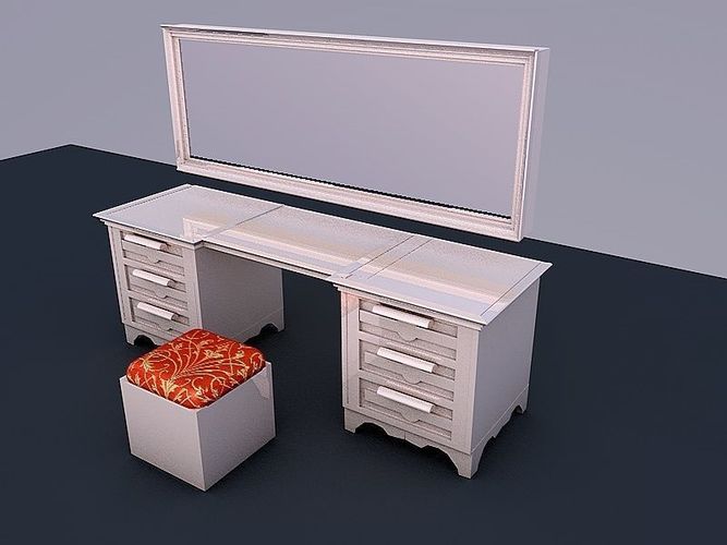 Dressing table 6 3D model | CGTrader