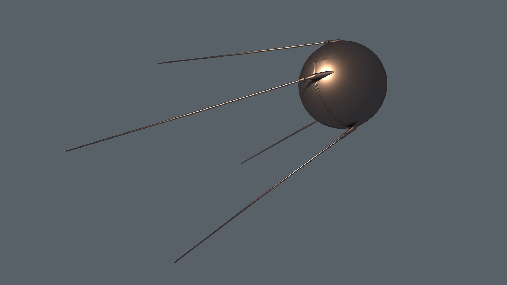 Sputnik 3D model | CGTrader